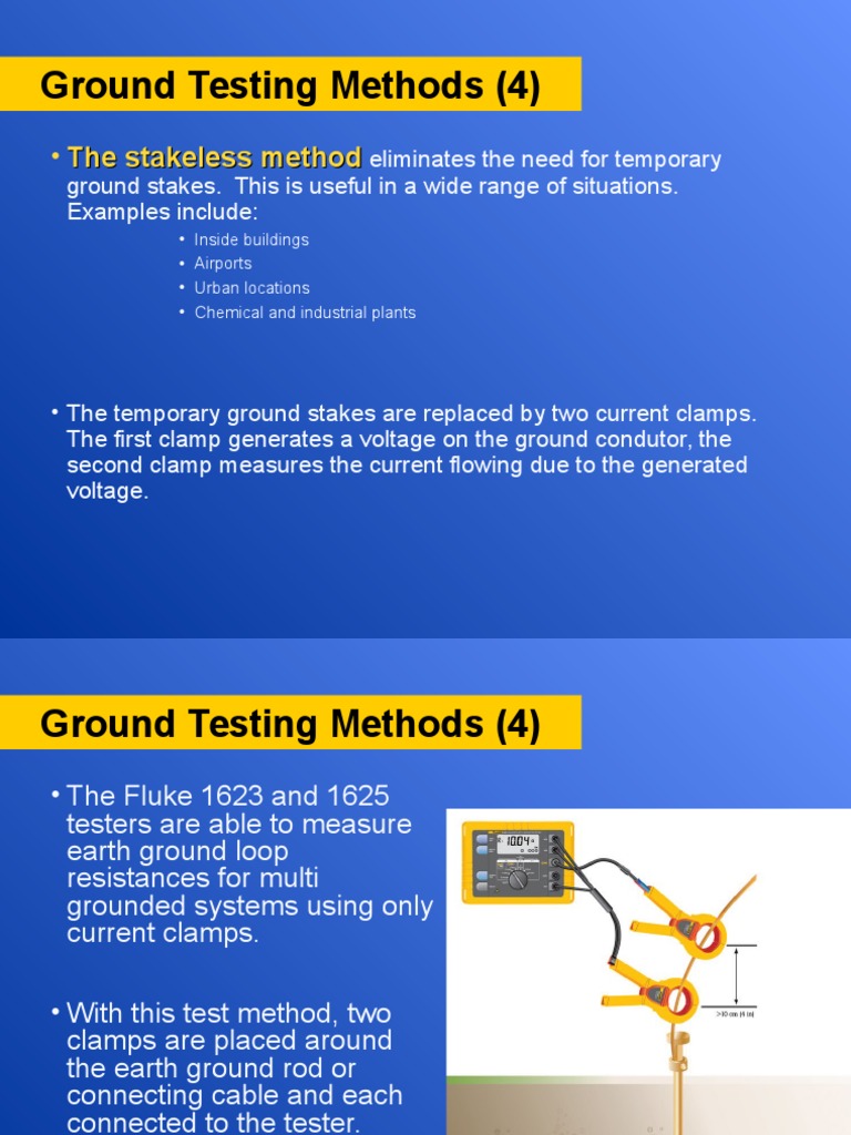 Earth Ground Testing Method Part 4 Of 5 PDF