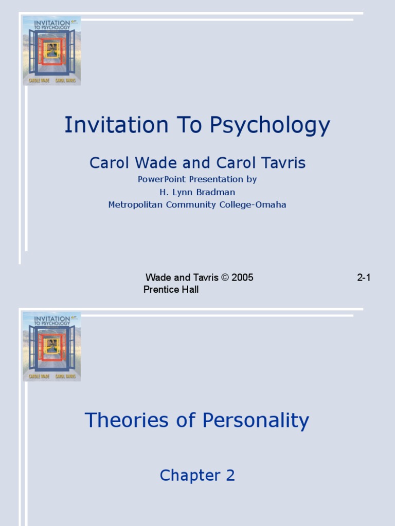 Invitation To Psychology: Carol Wade and Carol Tavris | PDF | Id | Twin