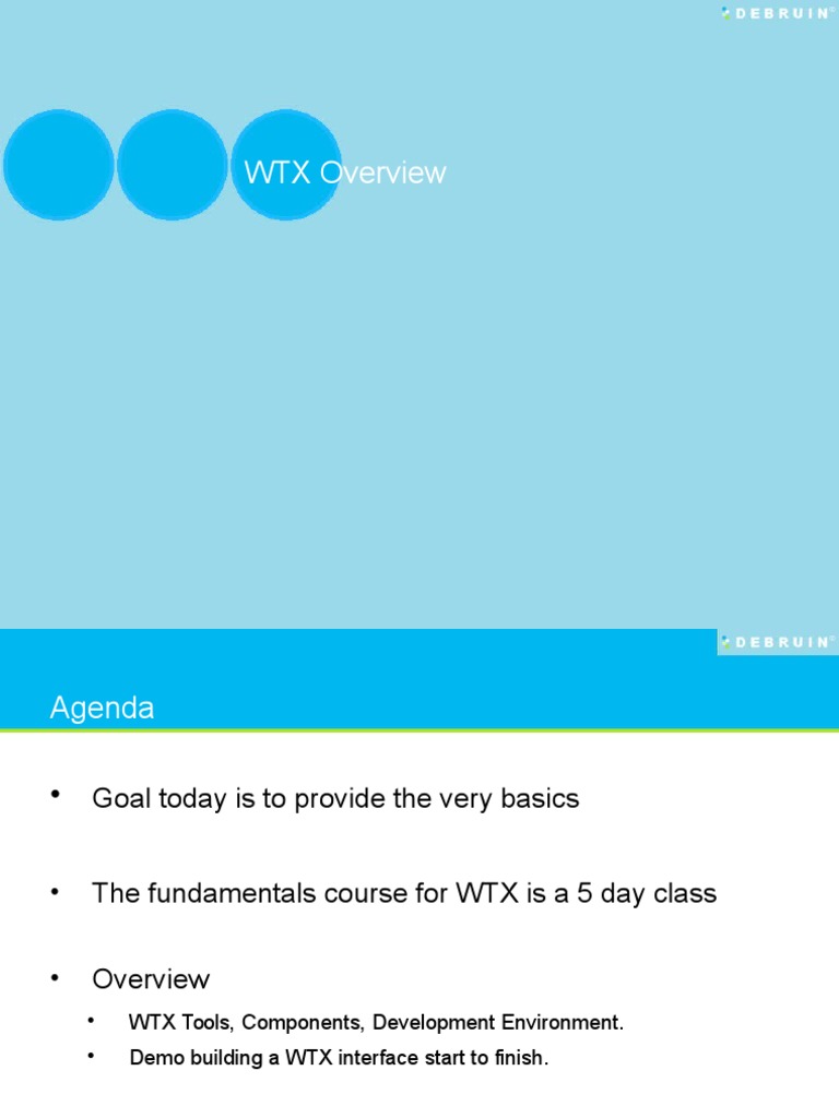 WTX Overview 2014 | PDF | Xml | Eclipse (Software)