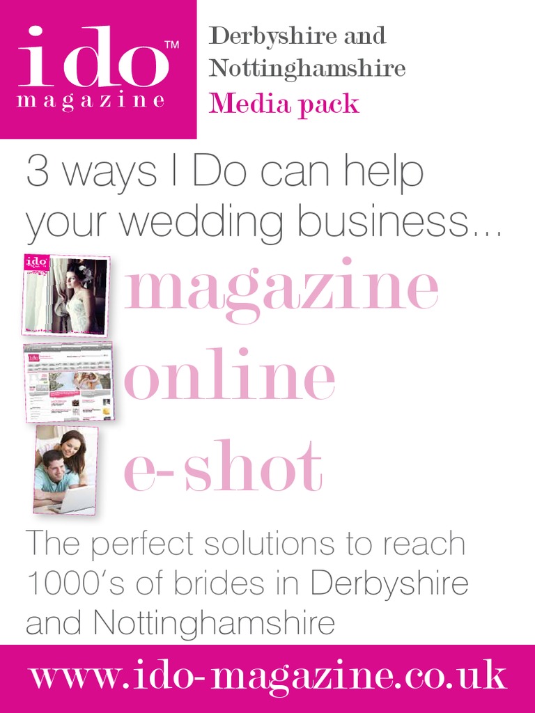 I Do Magazine Advertising Pack - Derbyshire Nottinghamshire | PDF ...