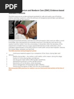 Unang Yakap: Essential Newborn Care (ENC) Protocol | PDF ...