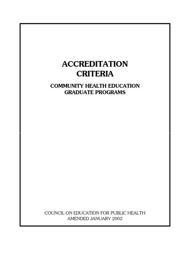 Education Community Programs | PDF | Health Education | Curriculum