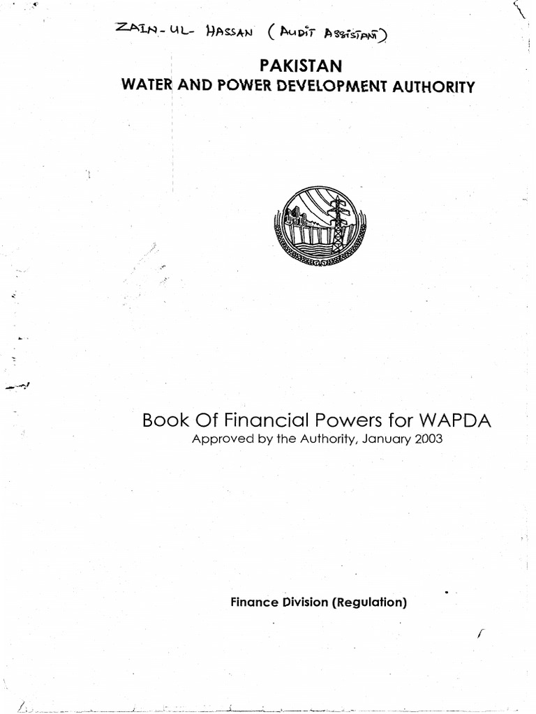 Book of Financial Power For WAPDA | PDF