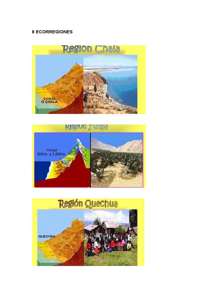 Dibujo de la Región Chala del Perú | PDF | Clima templado | Clima