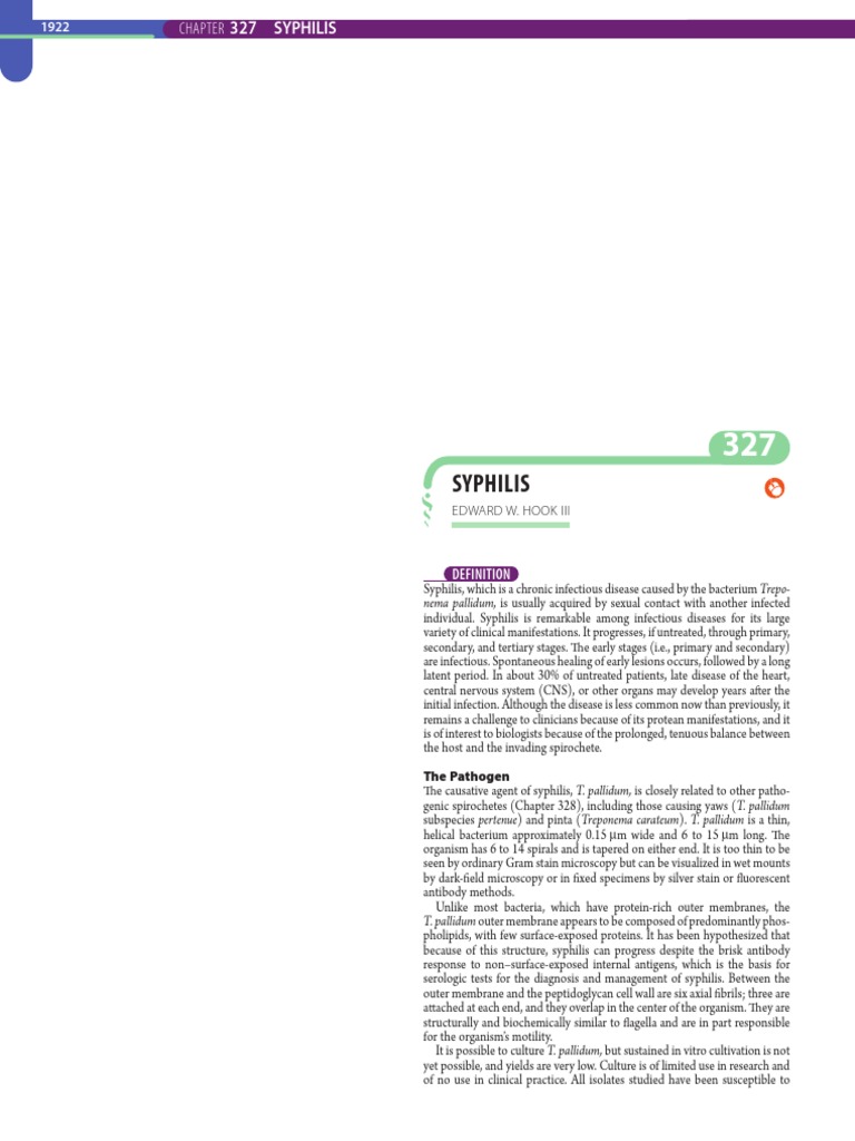 syphilis | Infection | Medical