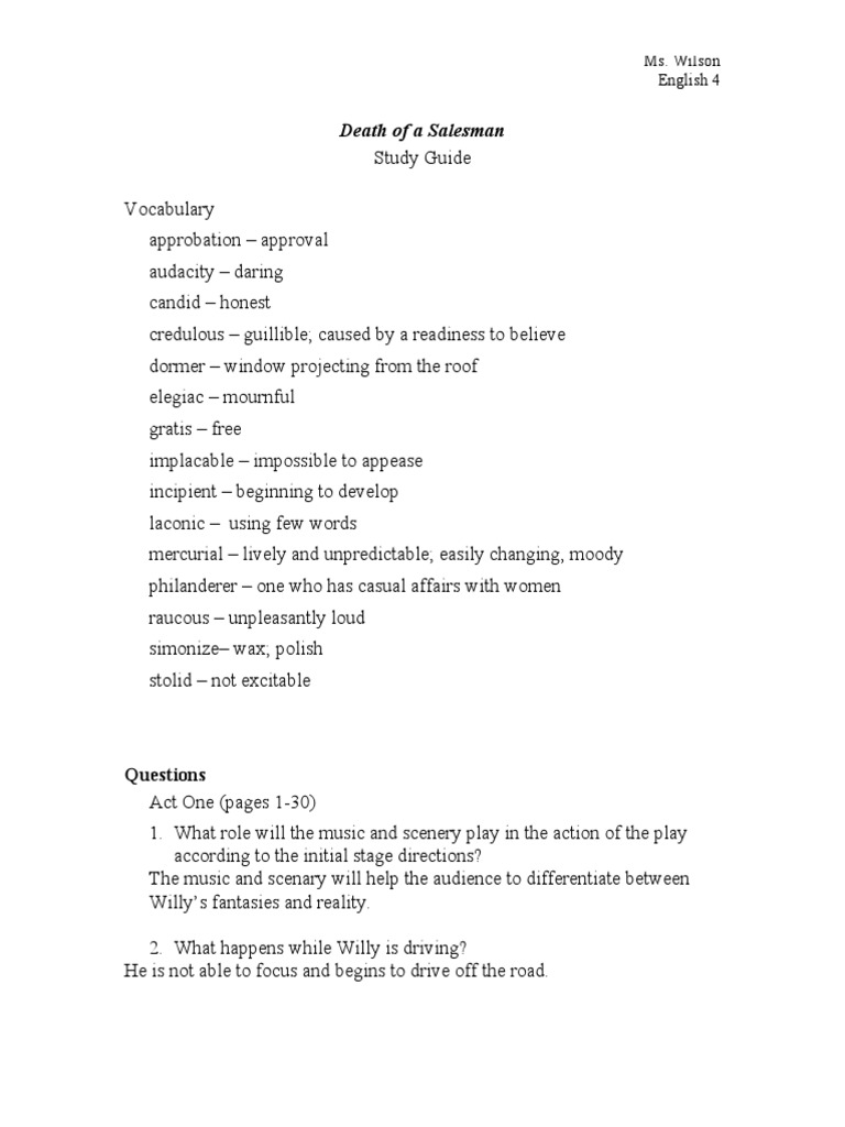 Death of Sales Study Guide | PDF