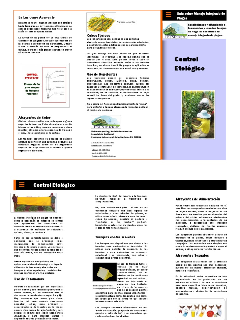 Biblioteca Guias Control Etologico | PDF | Feromona | Insectos