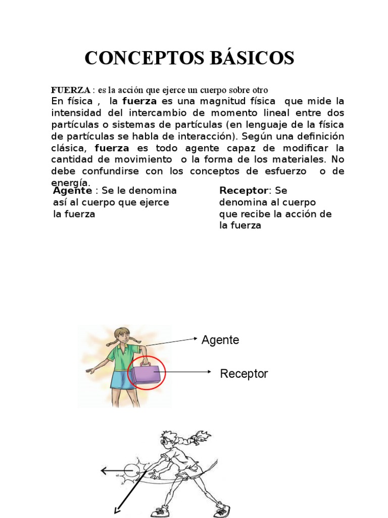 Conceptos Basicos Fuerza y Movimiento | PDF | Fuerza | Movimiento (física)