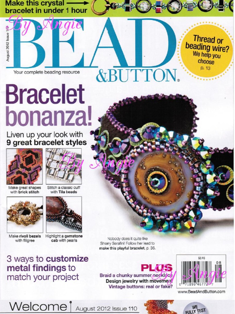 110 - Bead - Button Aug 2012 PDF | PDF