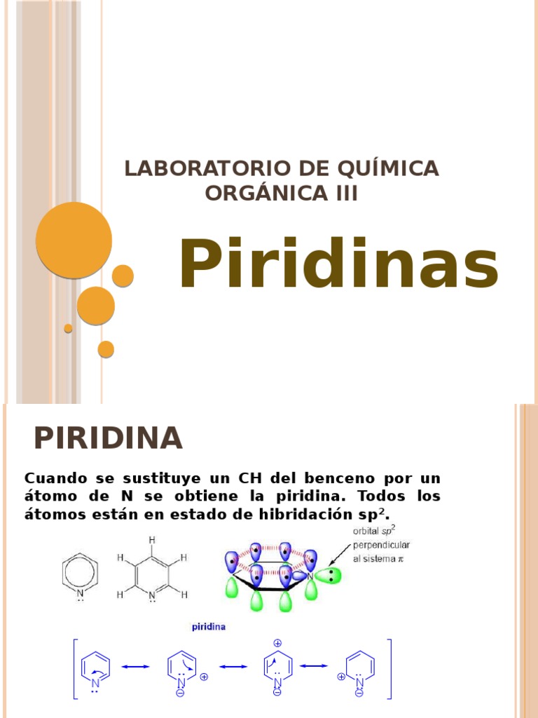Piridinas | PDF | Piridina | Química Orgánica