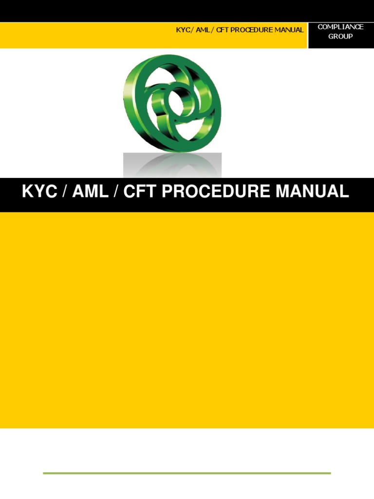 KYC AML CFT Procedure Manual | PDF | Money Laundering | Business