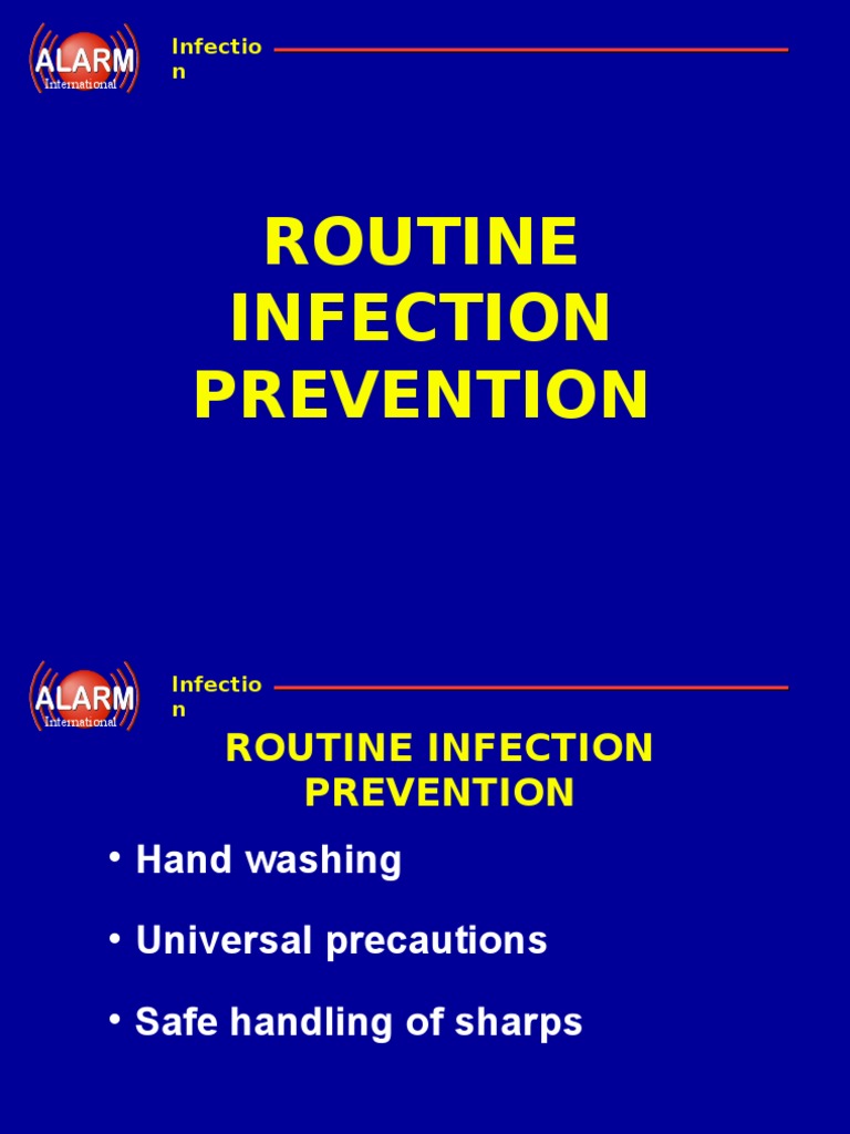 Routine Infection Prevention | PDF | Infection | Sepsis