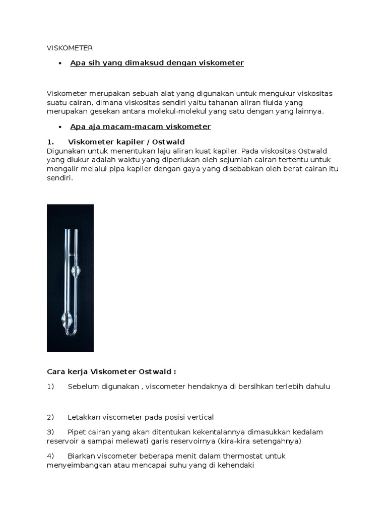 Viskometer 2 | PDF