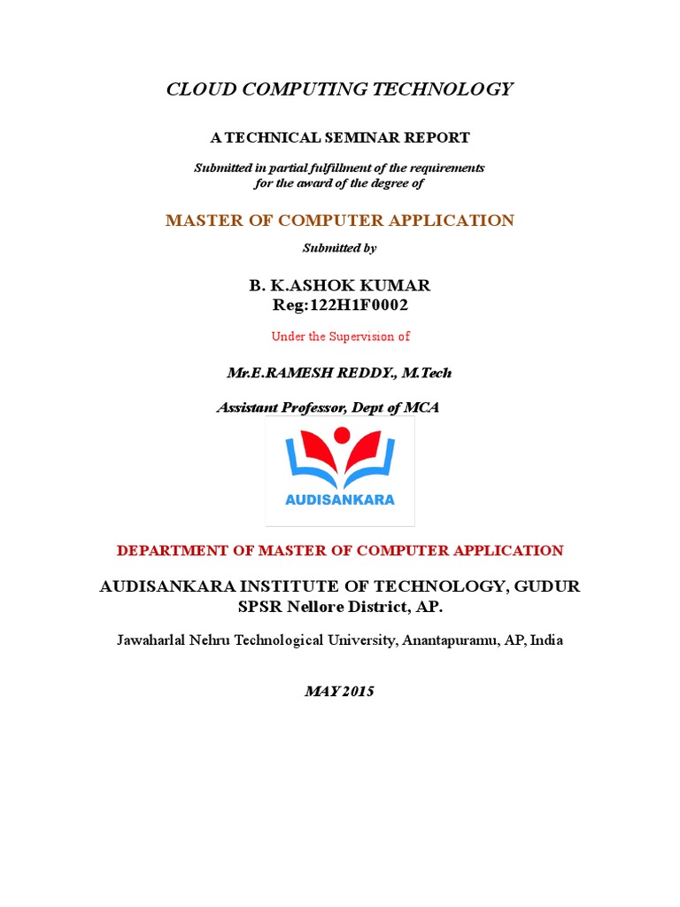 Cloud Computing1 | PDF | Cloud Computing | Software As A Service