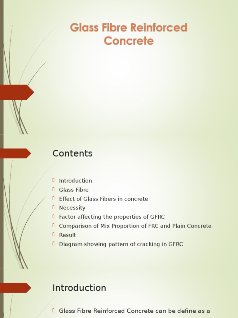 GFRC | PDF | Fiberglass | Concrete