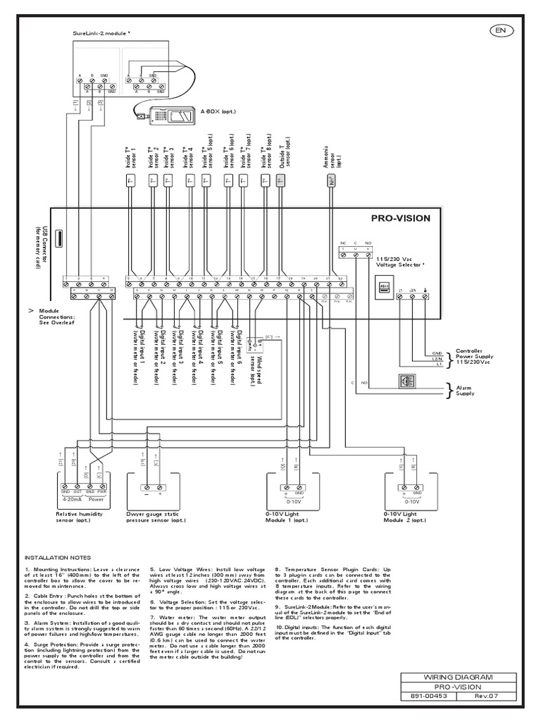 891-00453 Sch Pro-Vision en r07 Prvw | Relay | Electronic Engineering