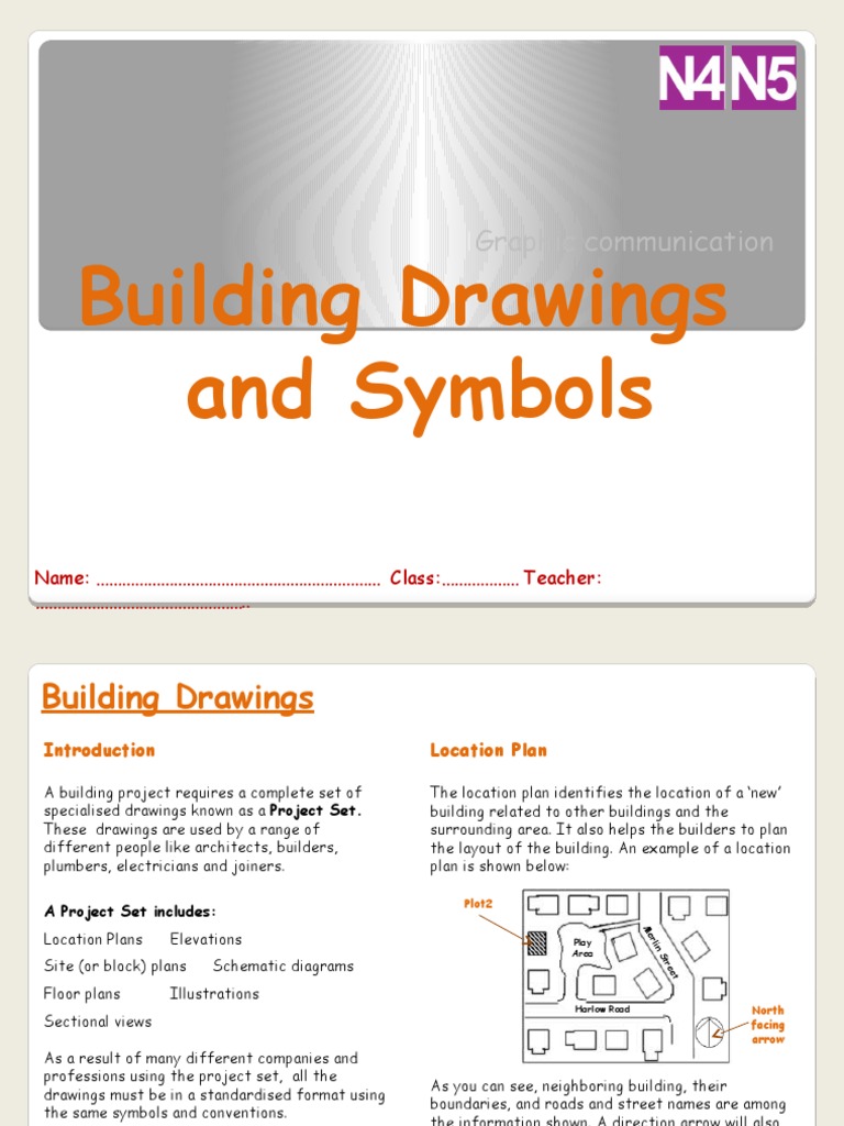 Building Drawings and Symbols | PDF | Engineering | Art Media