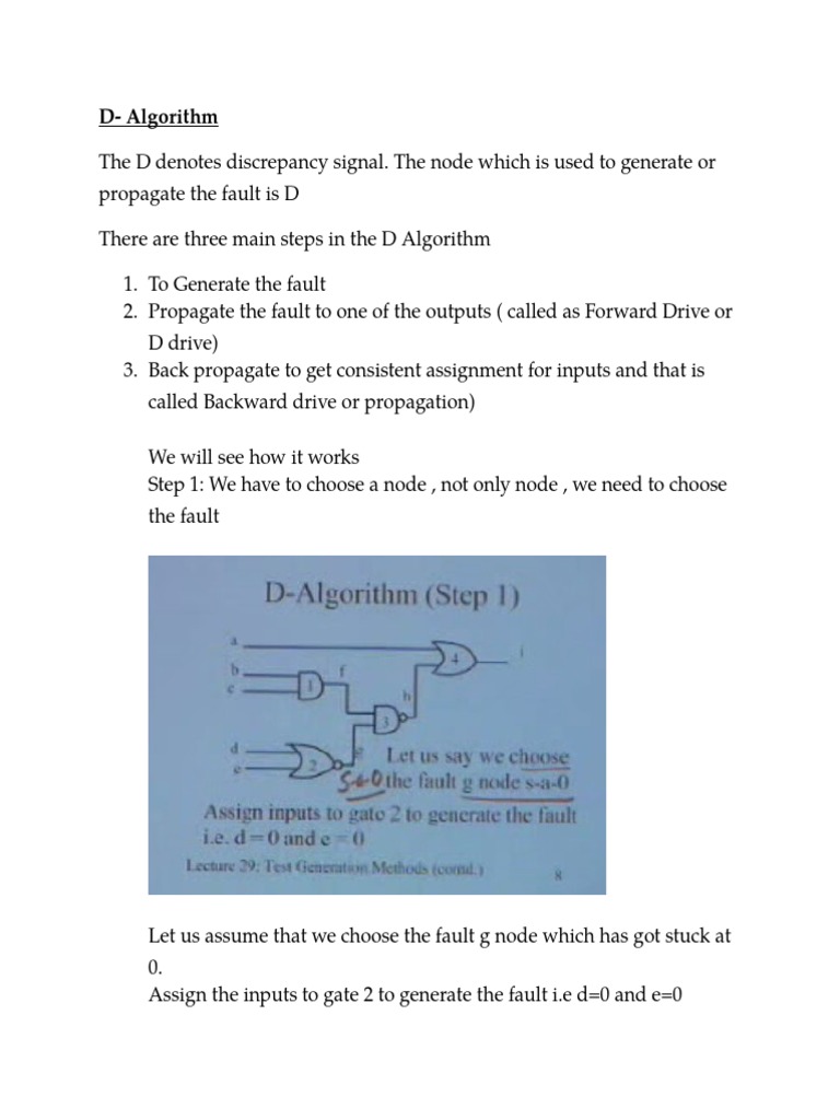 D Algorithm Notes Logic Algorithms And Data Structures Free 30 Day Trial Scribd 3999