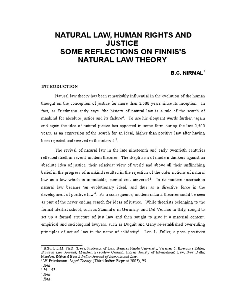 4 BC Nirmal Natural Law | PDF | Social Science | Philosophy