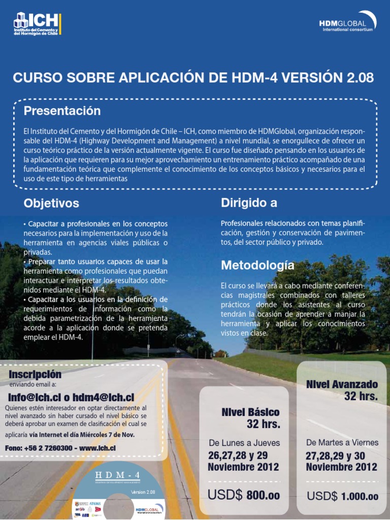 Curso HDM-4: Capacitación Avanzada | PDF | Business | Science