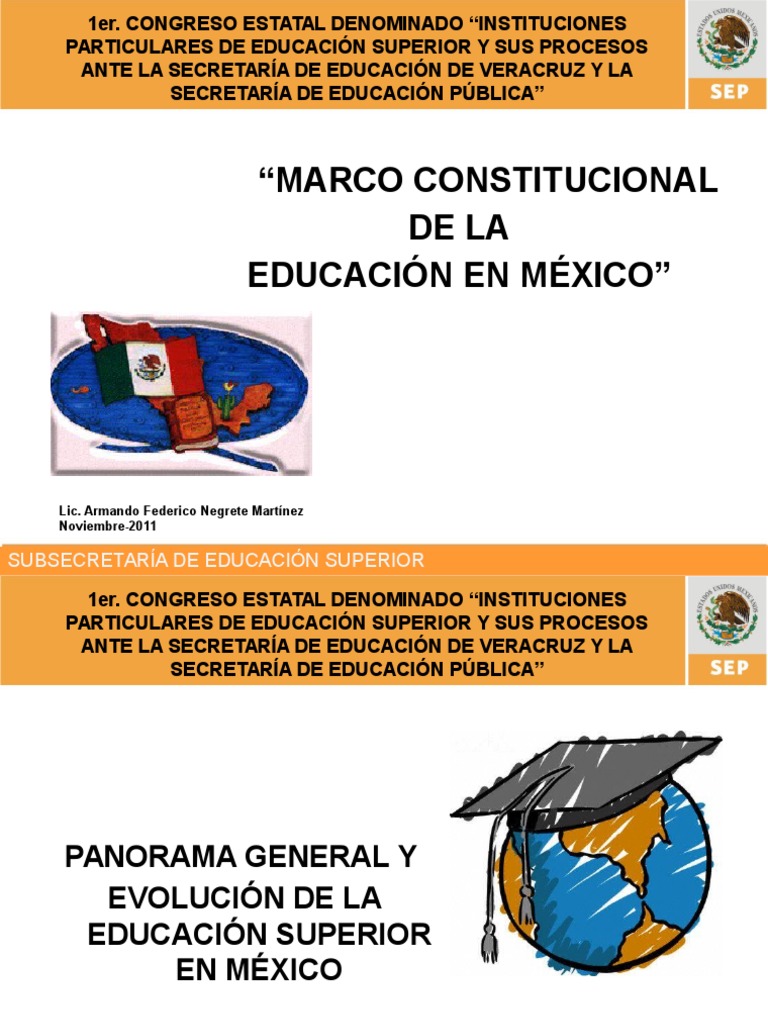 Diapositiva Sobre El Marco Constitucional de La Educación en México ...