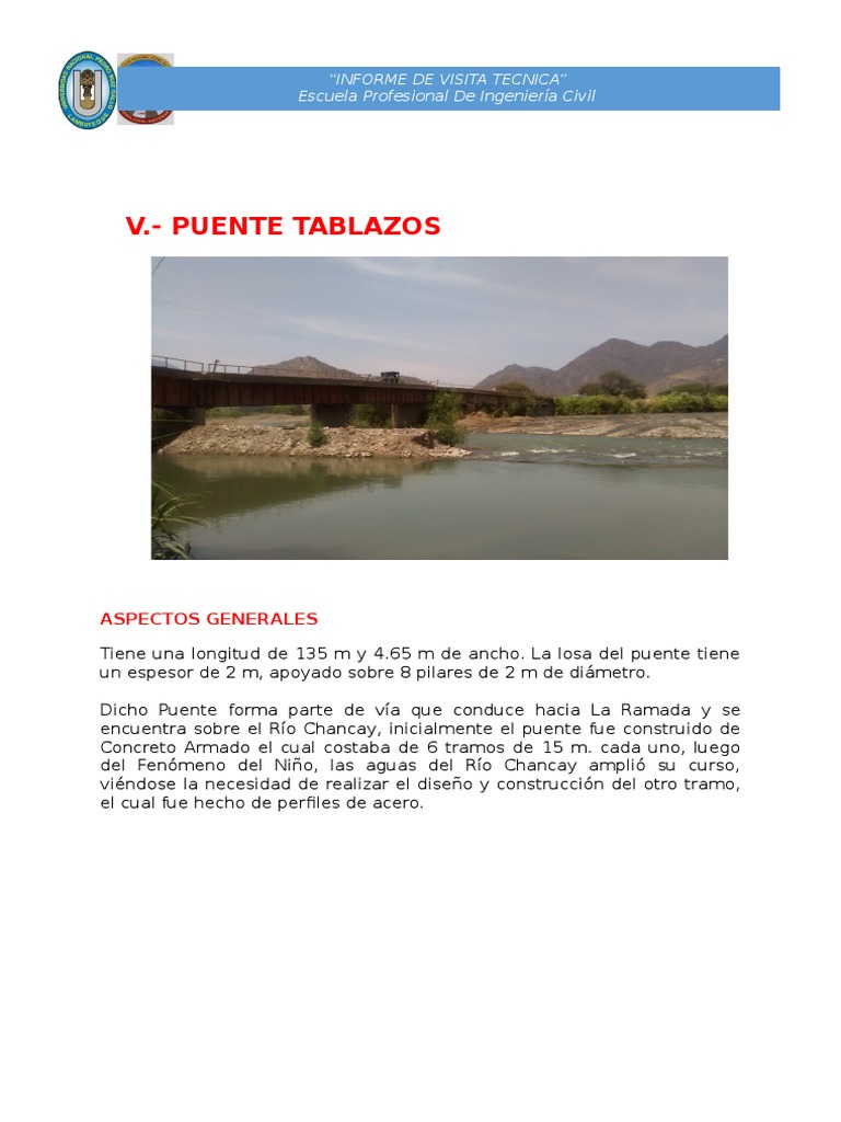 TABLAZOS | PDF | Puente | Hormigón