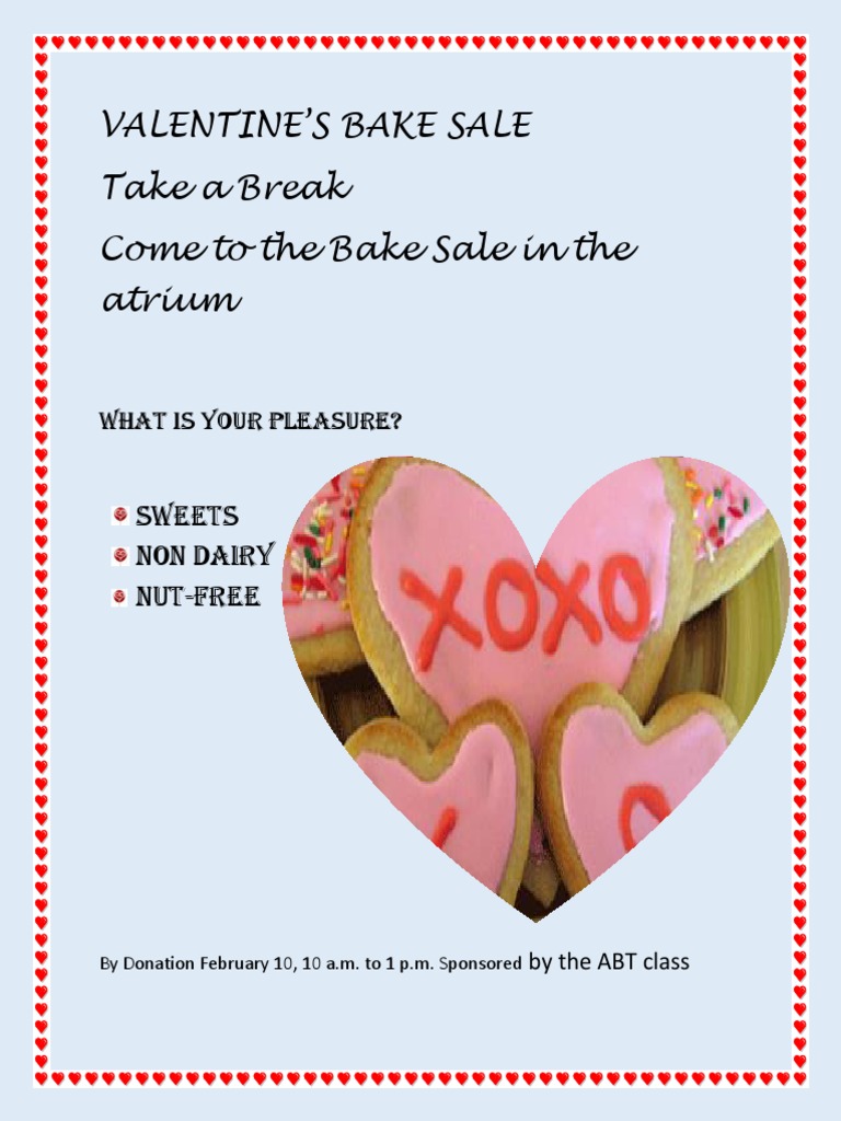 Bake Sales Poster Portfolio | PDF | Cooking, Food & Wine
