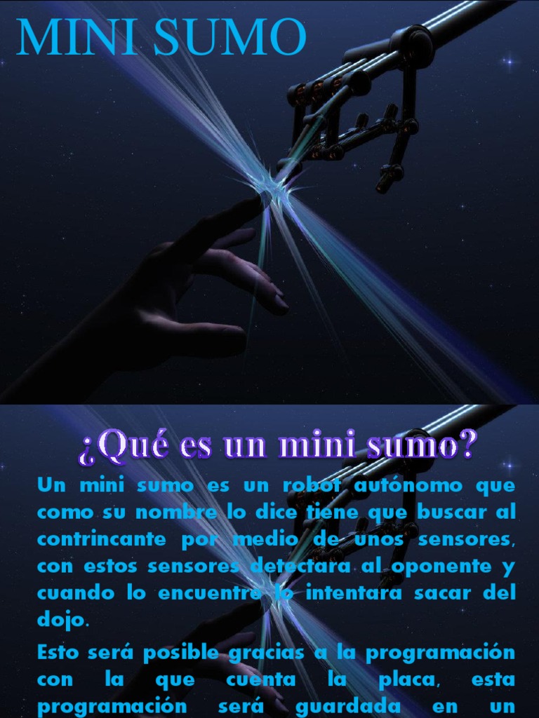 Introducción al Mini Sumo Autónomo | PDF | Robot | Robótica