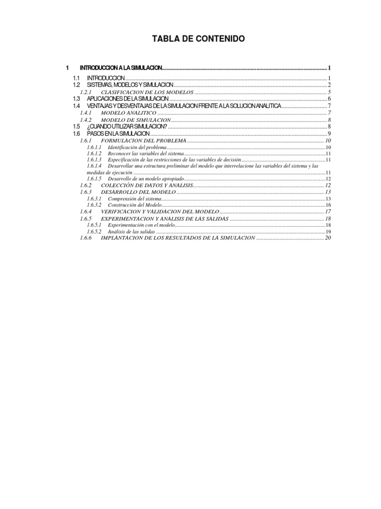 Técnicas de Simulacion | PDF | Simulación | Probabilidad