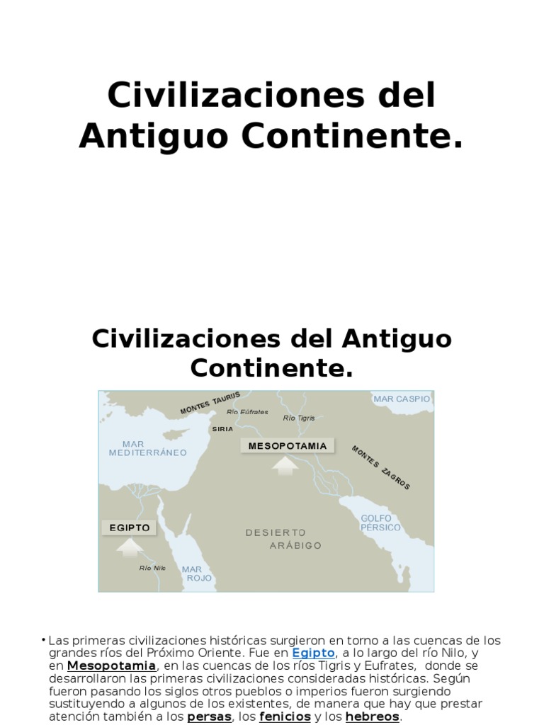 Civilizaciones Del Antiguo Continente 5 Y6 | PDF | Antiguo Egipto | Egipto