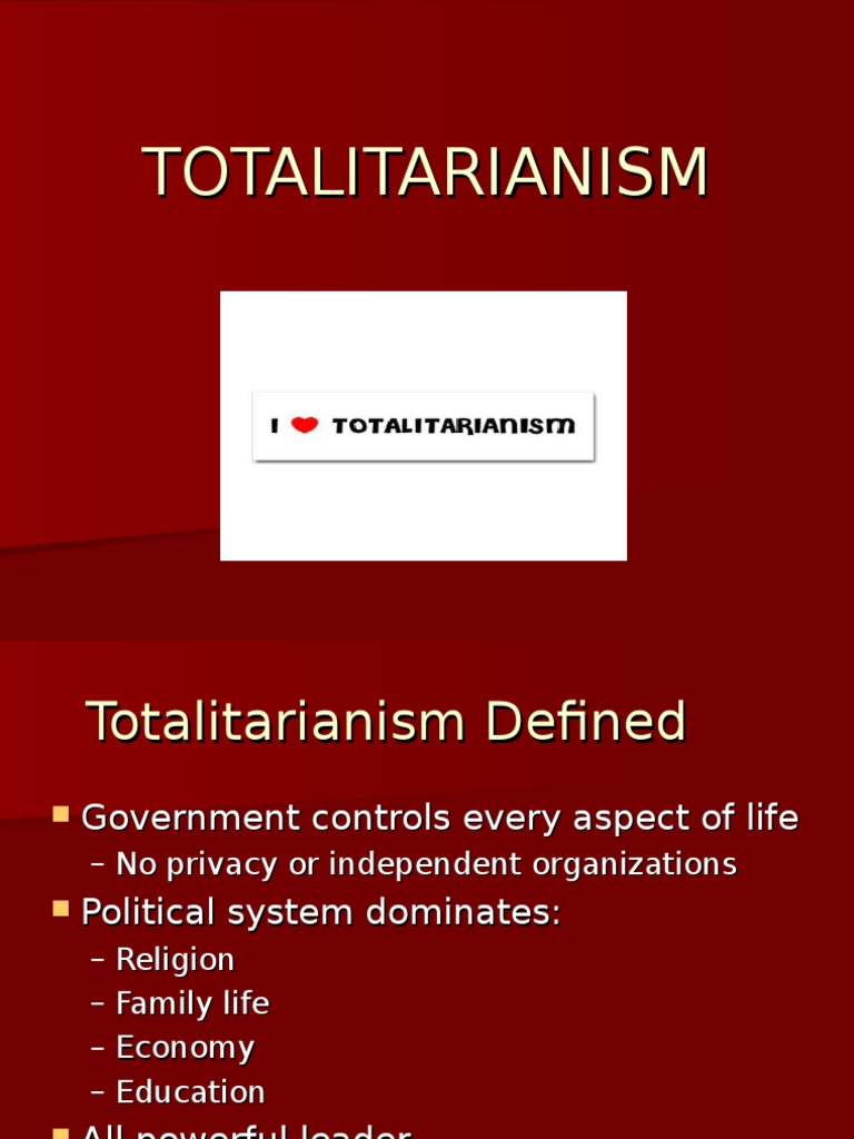Totalitarism | PDF | Nazi Germany | Totalitarianism