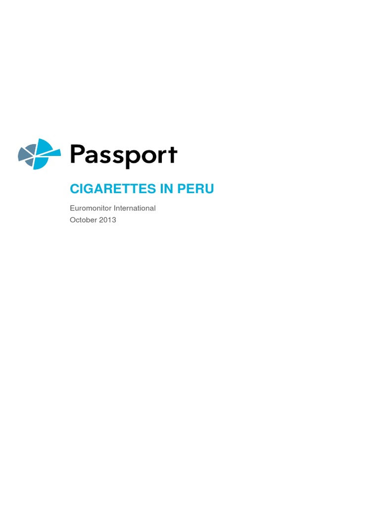 Cigarettes in Peru | Download Free PDF | Cigarette | Brand