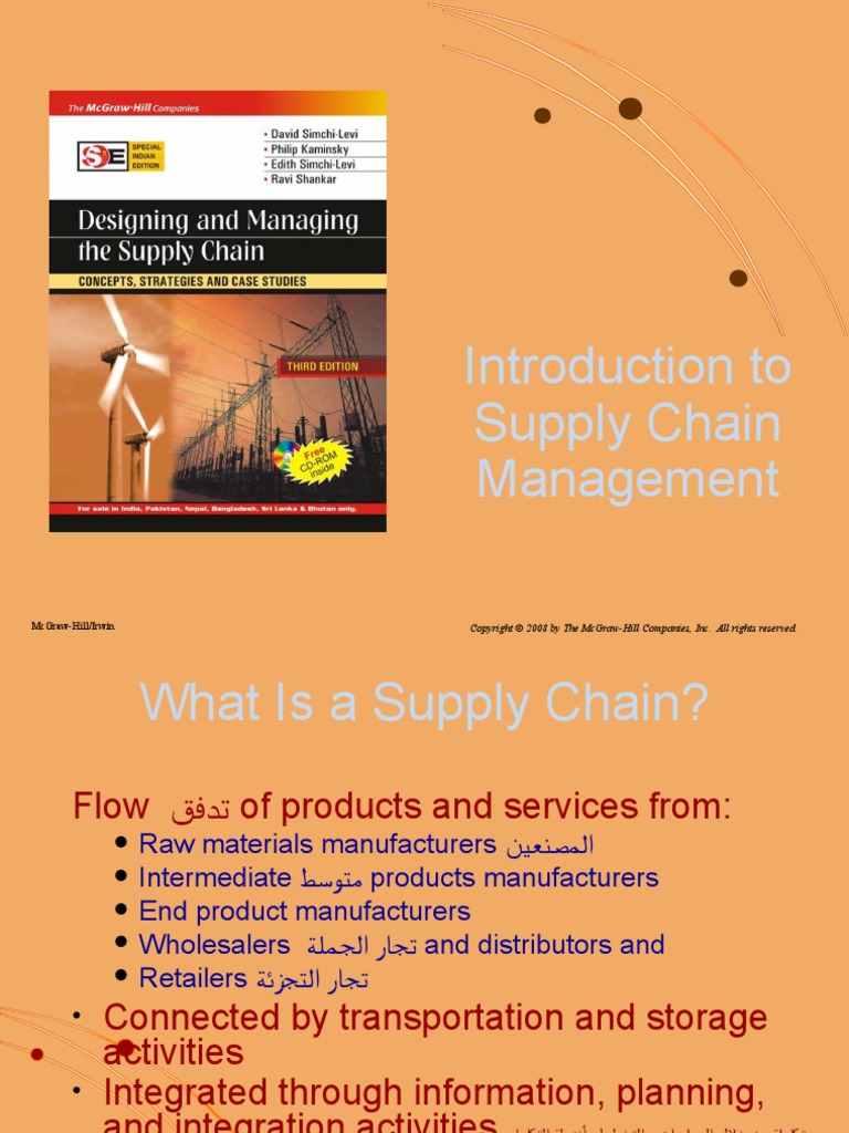 ch01 - Final SCM | PDF | Supply Chain Management | Supply Chain