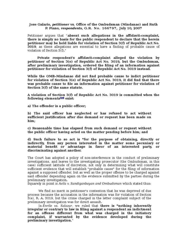 RA 3019 Sec 3 (f) | Crimes | Crime & Justice | Free 30-day Trial | Scribd