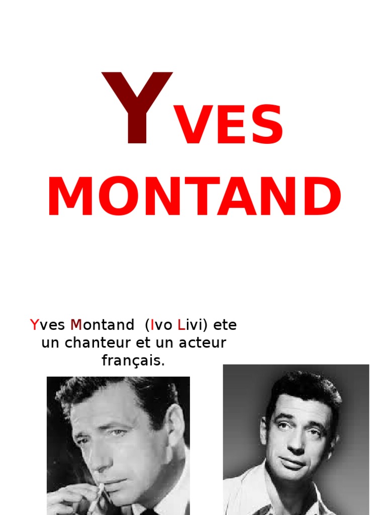 Yves Montand | PDF | Art