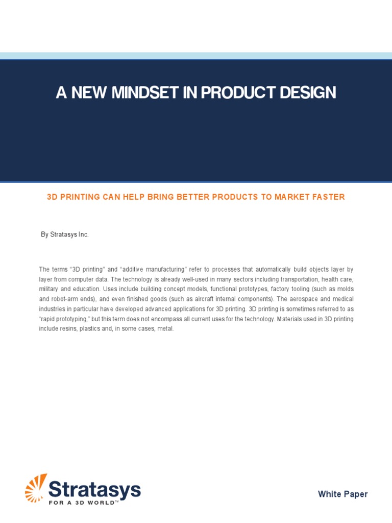 A New Mindset in Product Design | PDF