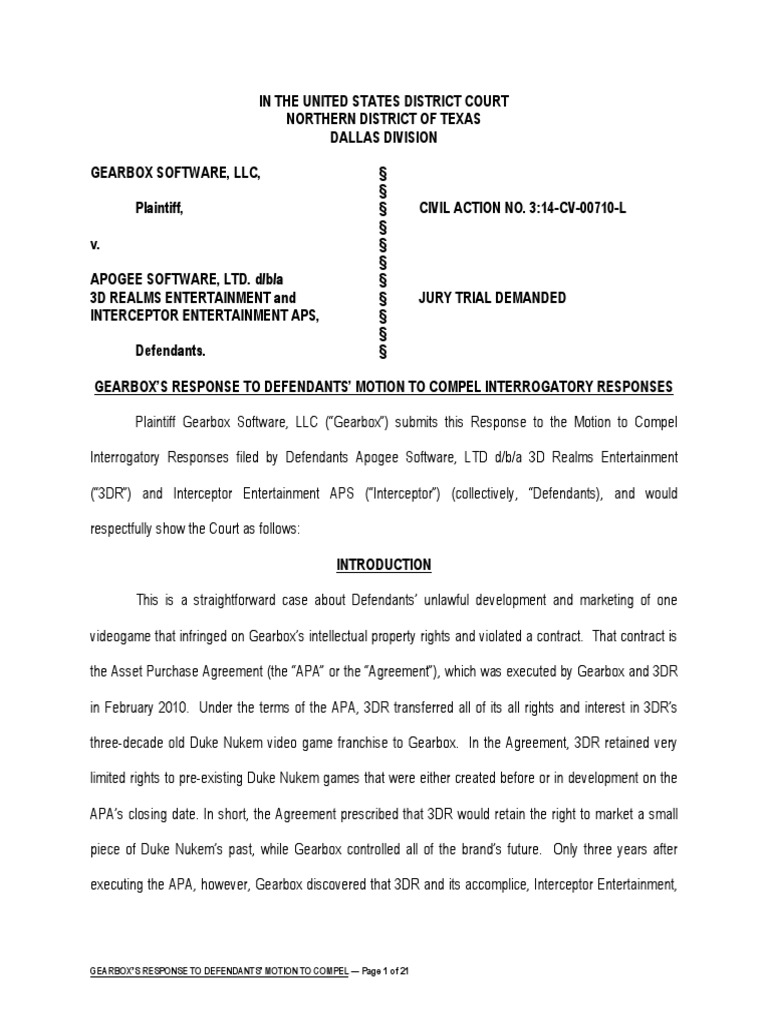 Response Objection | PDF