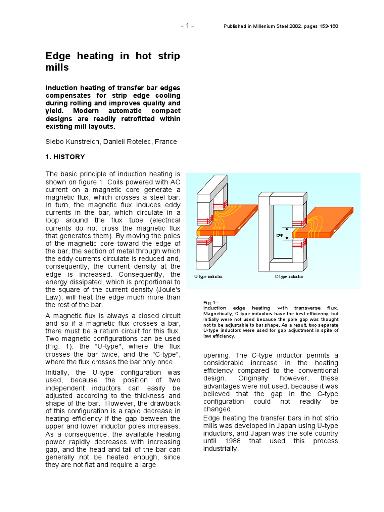 Edge Heater Rev4 Jan 03 | PDF | Rolling (Metalworking) | Inductor