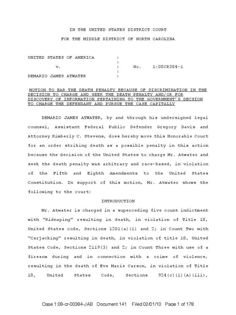 Selective Prosecution | PDF | Equal Protection Clause | Discovery (Law)