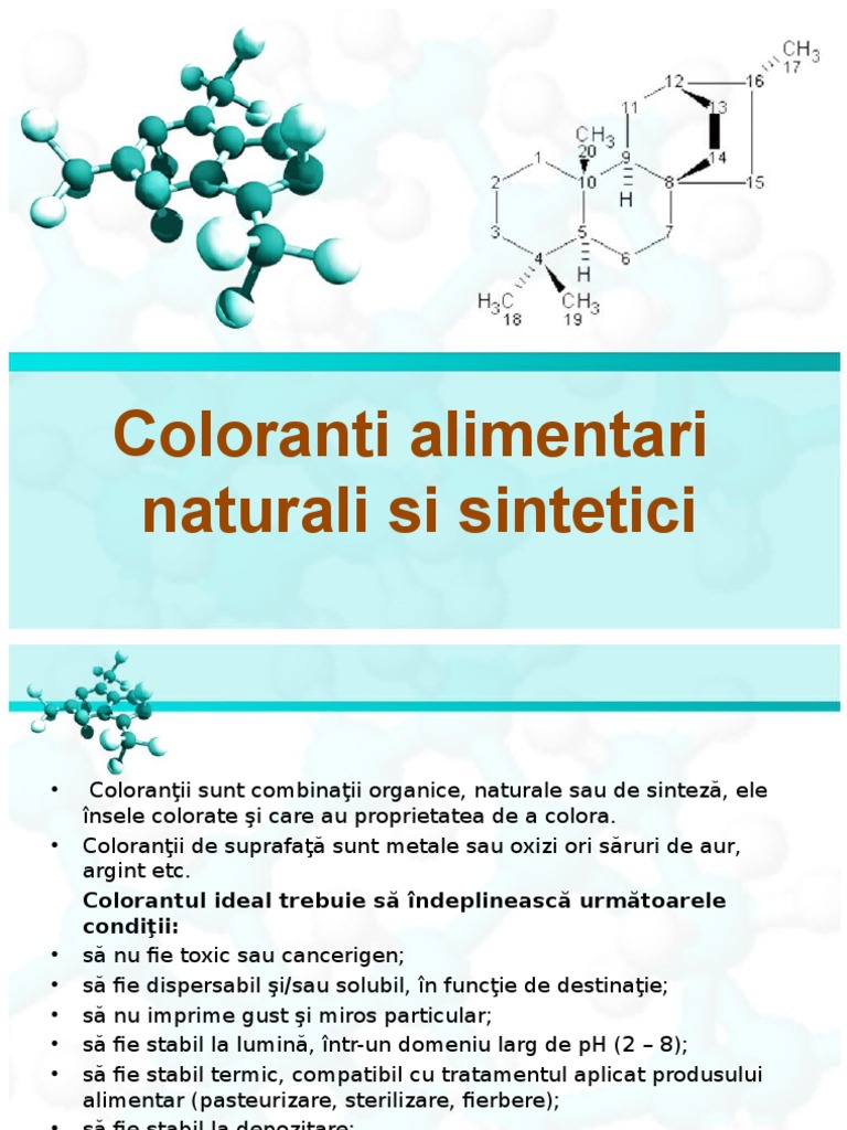 Coloranti Alimentari Naturali Si Sintetici