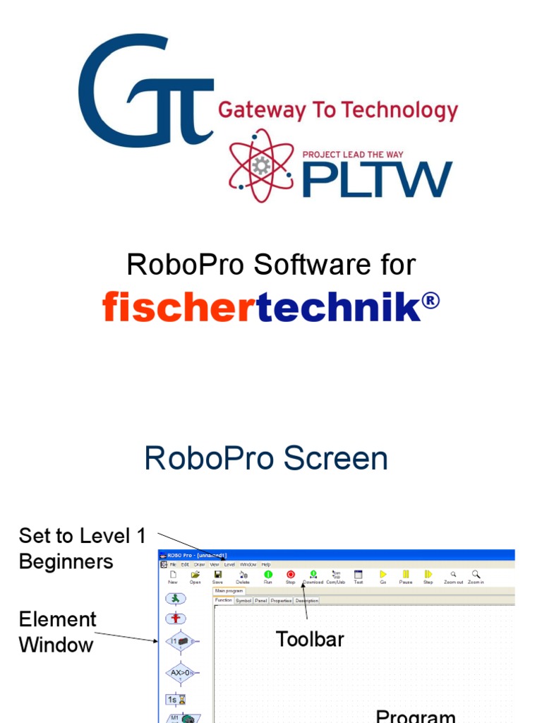 Robopro Software For: Fischer | PDF | Switch | Graphical User Interfaces