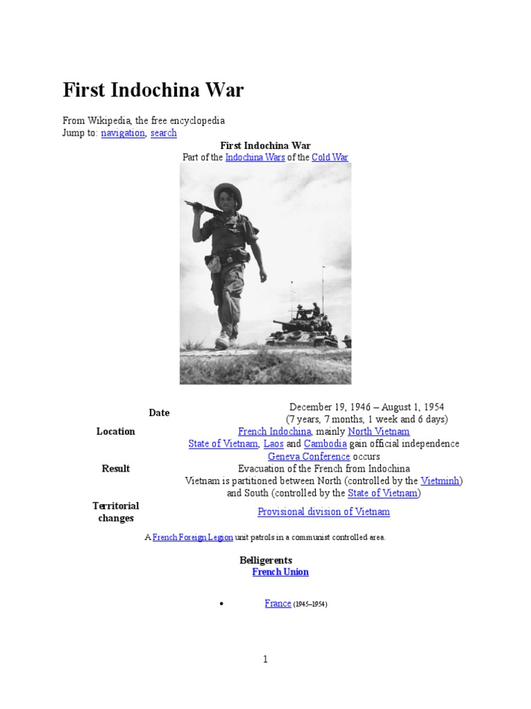 First Indochina War | PDF | French Indochina | North Vietnam