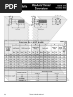A325 and A490 Bolt Grip Length Chart | PDF | Screw | Materials