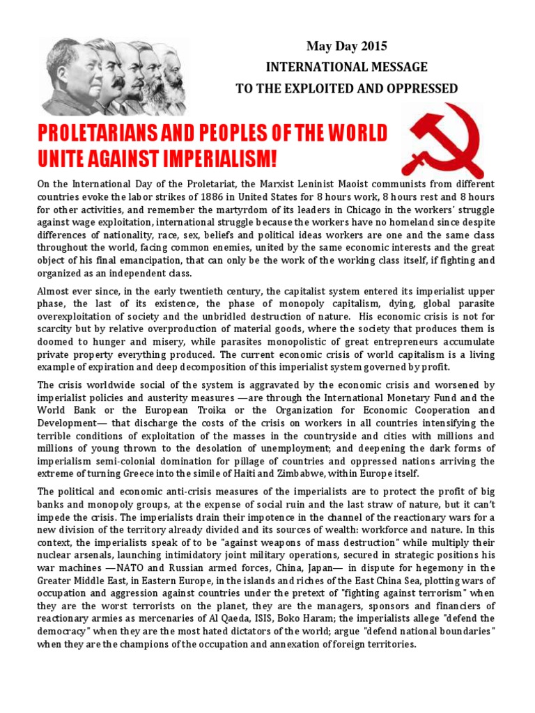 International Message Mayday | PDF | Leninism | Communism