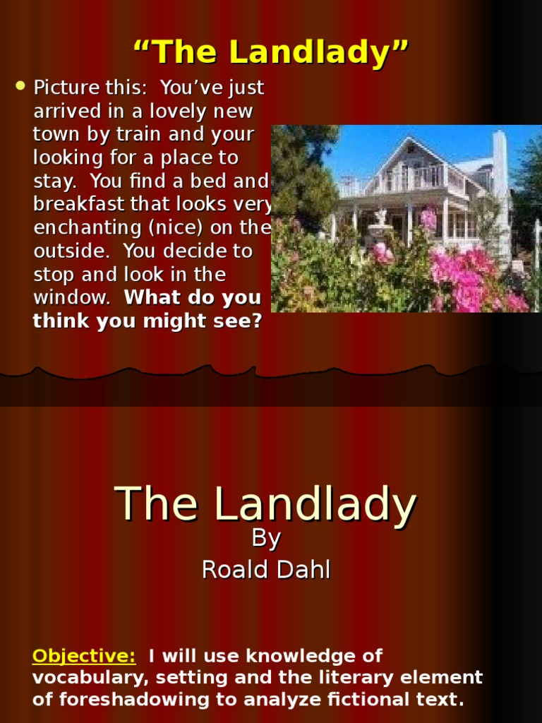 The Landlady Full Text Pdf