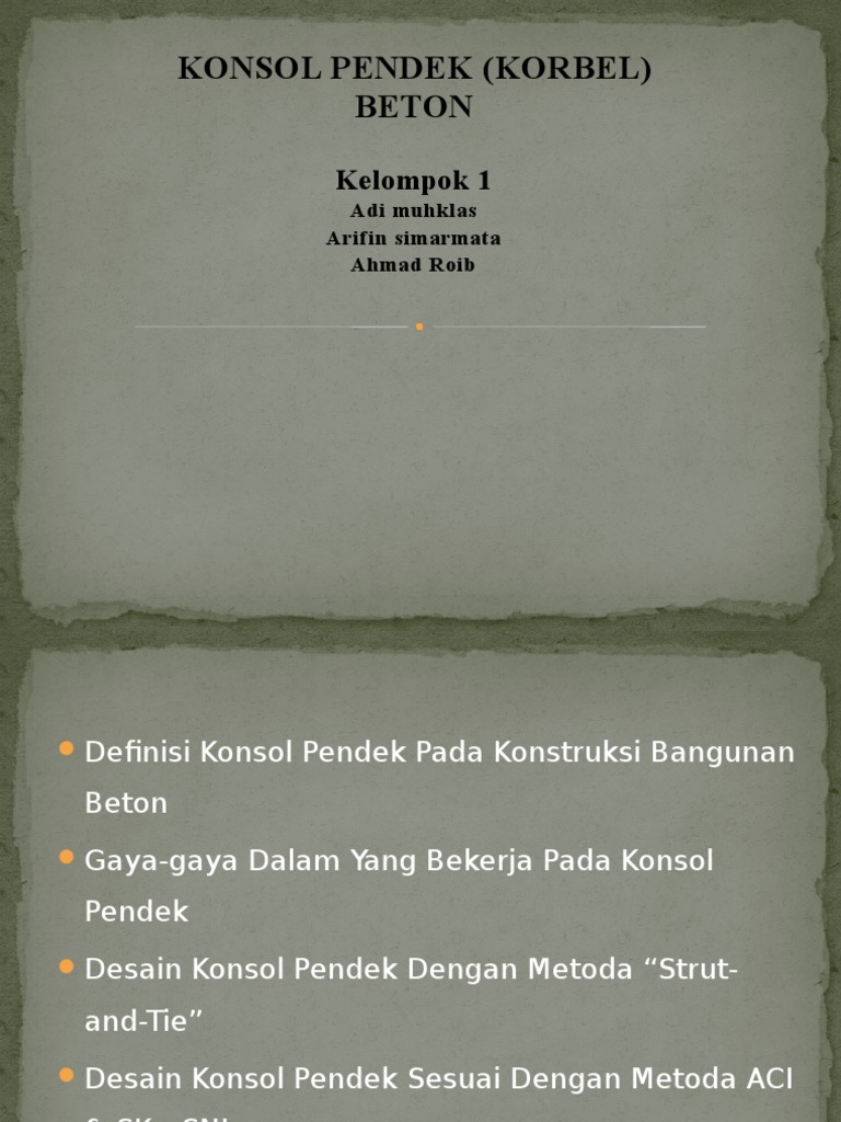 Kelompok 1-Konsol Pendek | PDF