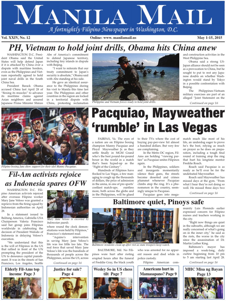 Manila Mail (May 1-15, 2015) | PDF