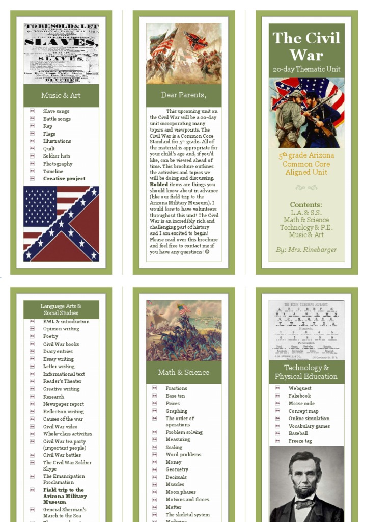 Curr Civil War Brochure New | PDF