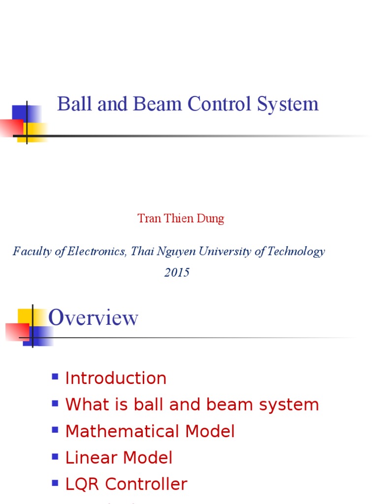 Ball-Beam Control System | PDF | Control Theory | Cybernetics