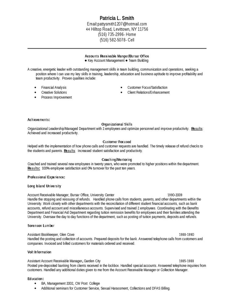 Patty Resume | Download Free PDF | Team Building | Leadership